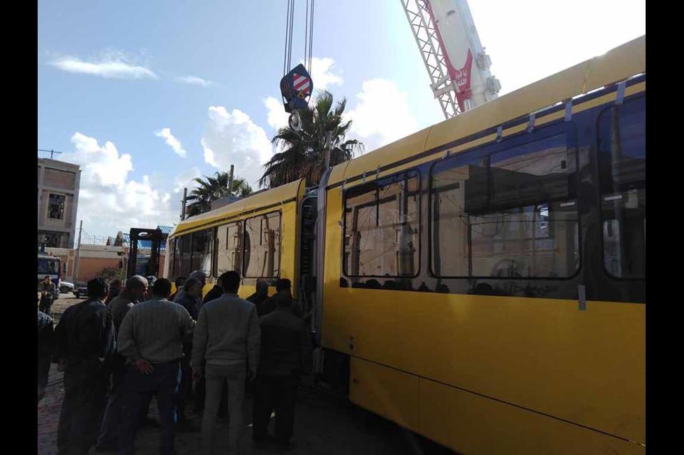 Tatra-Yug delivers tram to Alexandria | News | Railway Gazette ...